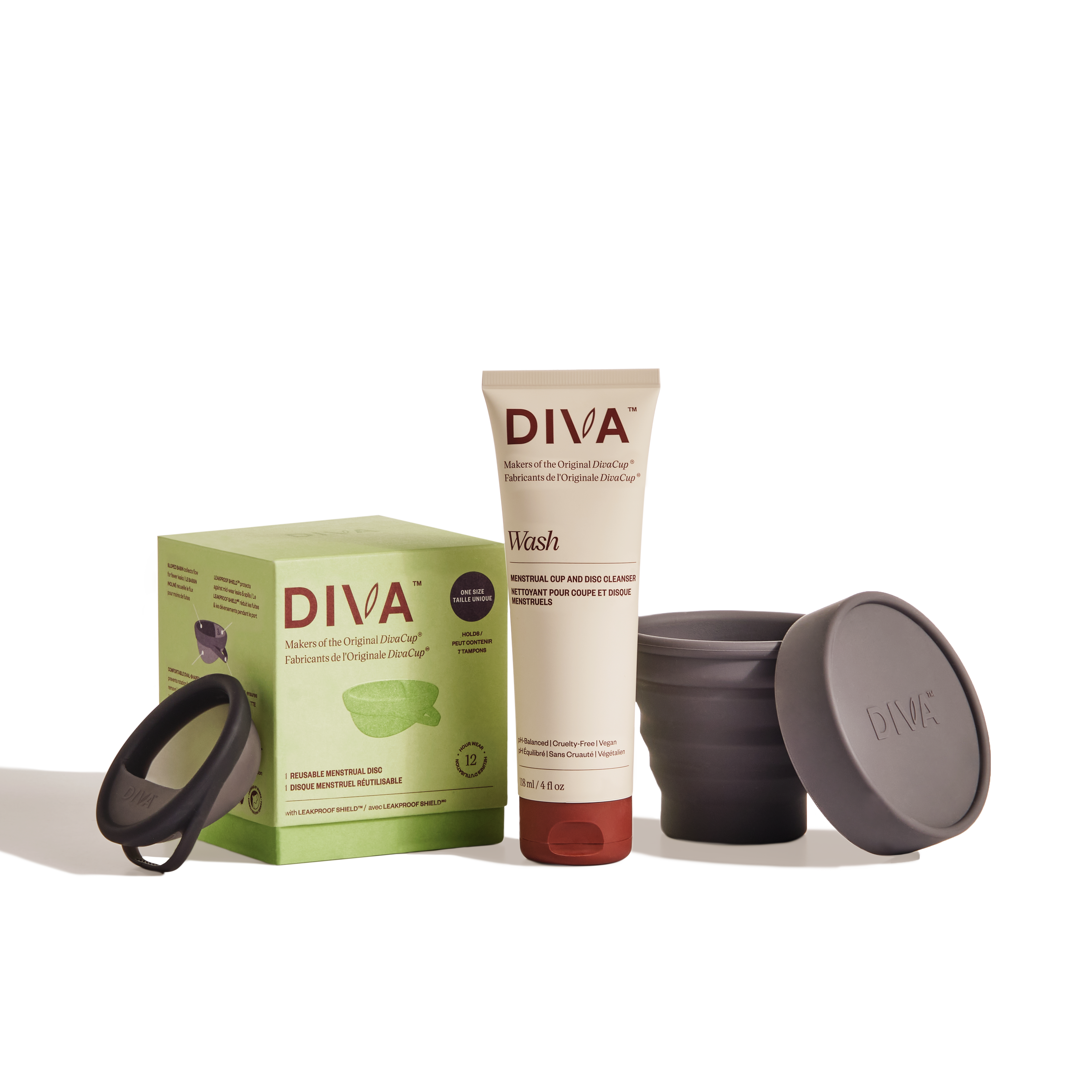 DIVA Disc - Reusable Menstrual Disc and Cleansing Bundle – DIVA Canada