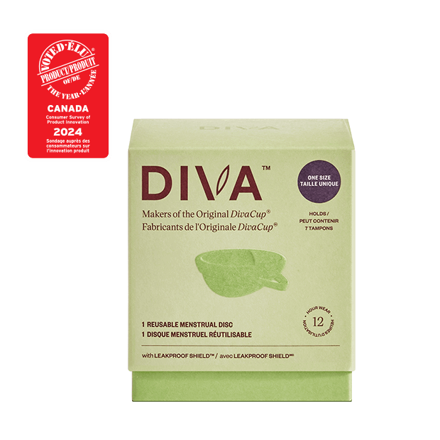 DIVA Disc - Reusable Menstrual Disc with pull tab and leakproof shield ...